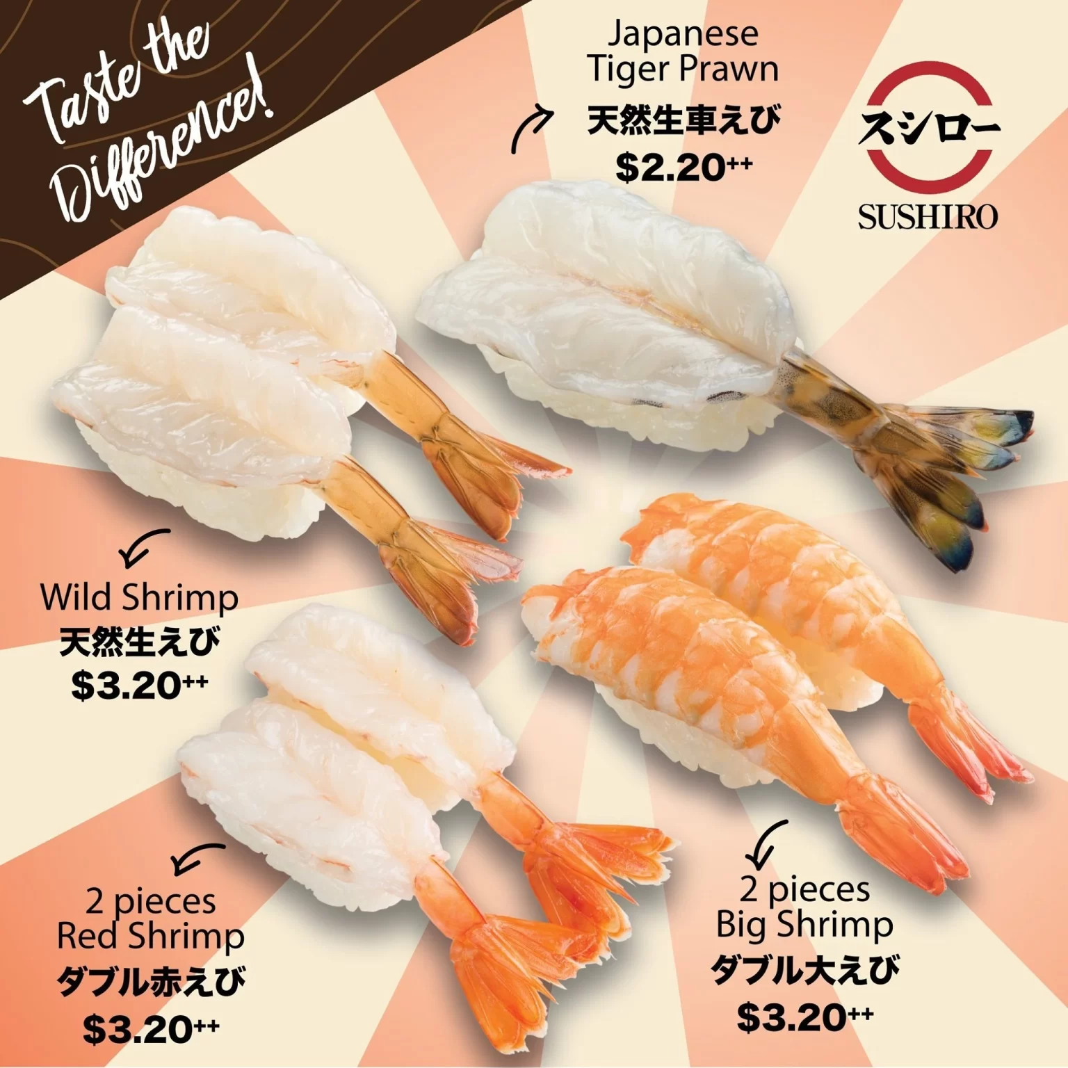 SUSHIRO KIDS PLATTER MENU WITH PRICES FOR SINGAPORE